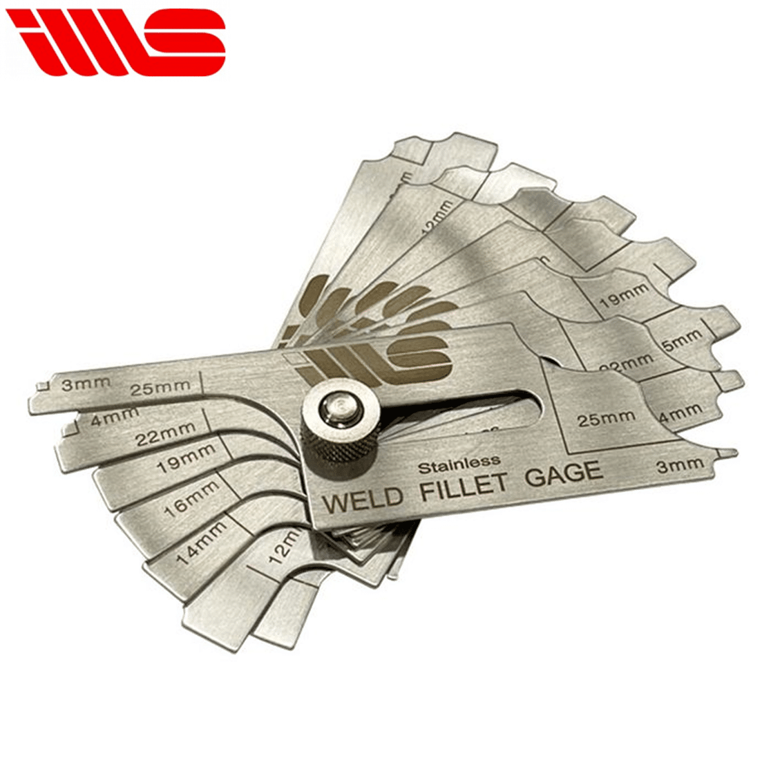 FGMS IWWS Metric Fillet Gauge with Slot – Collins Tools & Welding